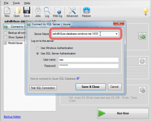 How to backup Azure SQL Databases with SQLBackupAndFTP | SQL Backup Free